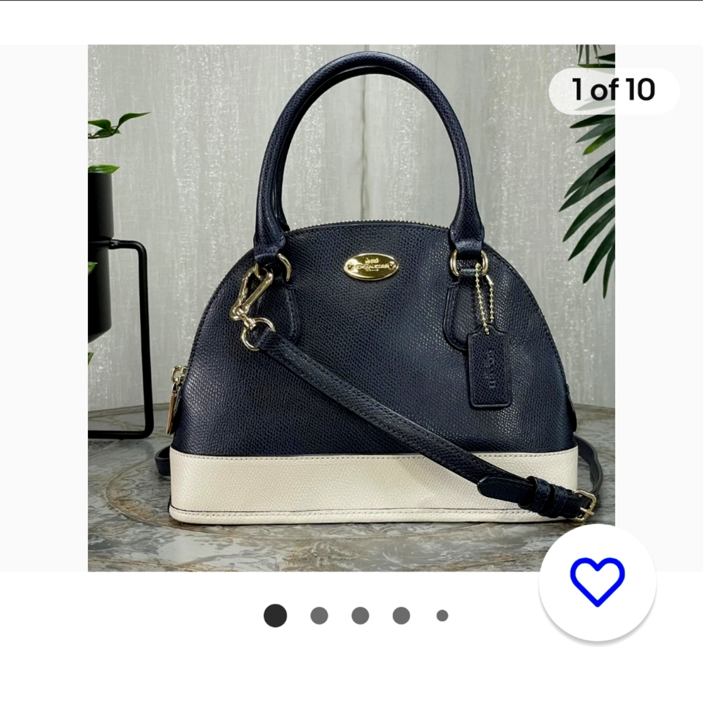 Coach Mini Domed Cora Satchel F34517. *Mint* - Gem